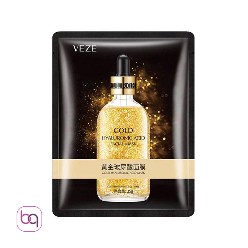 ماسک ورقه ای صورت طلا وزه VEZE - خرید ماسک ورقه‌ای وارداتی