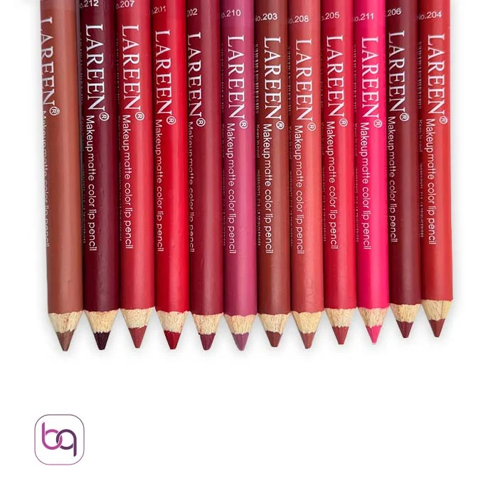 رژلب مدادی پک 12 عددی اورجینال Lareen سری A - خرید رژلب مداد